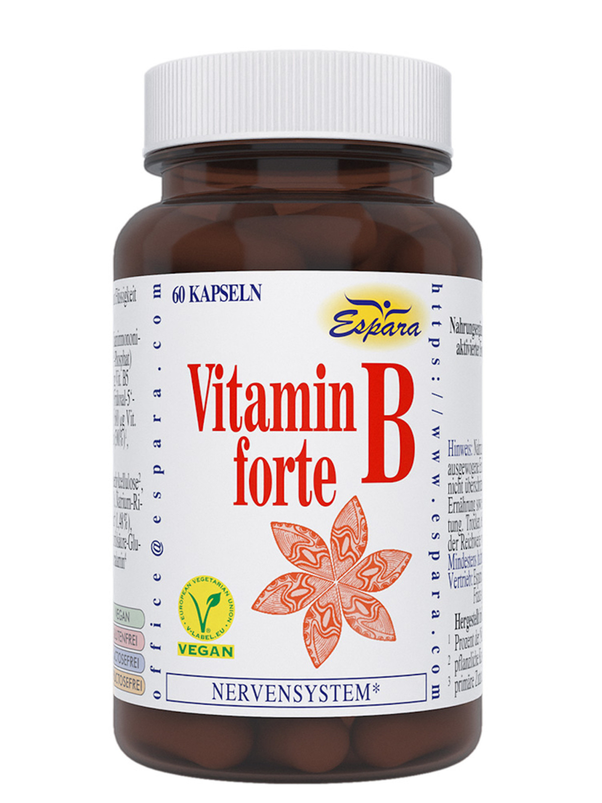 Vitamin B forte Kapseln 60 Stk. | BACOPA VERSAND