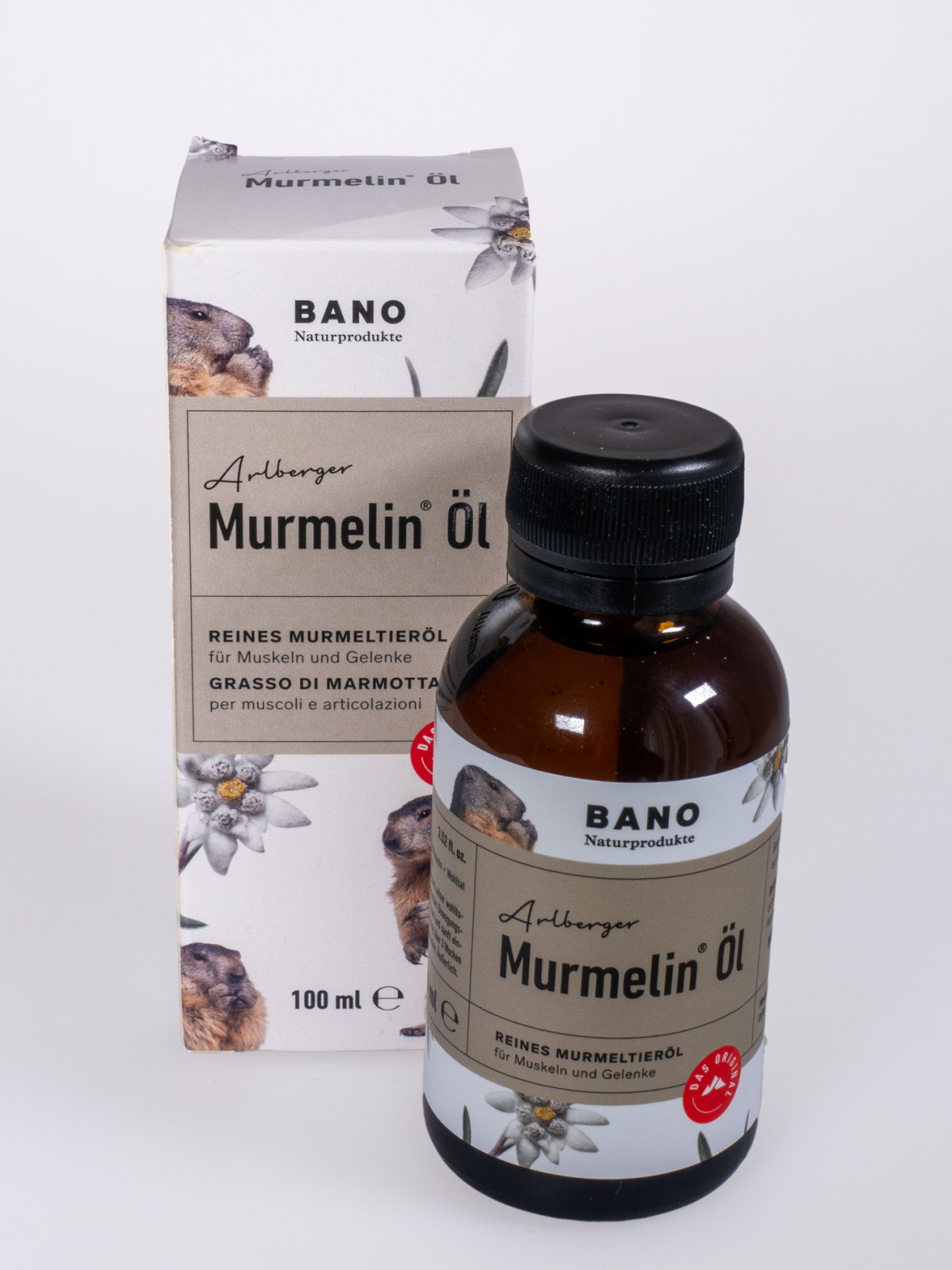 Murmelin Öl, reine Murmeltieröl, 100 ml | BACOPA VERSAND
